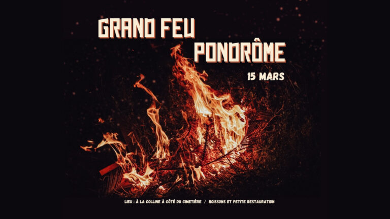 Grand Feu de Pondrôme - Office du tourisme de Beauraing